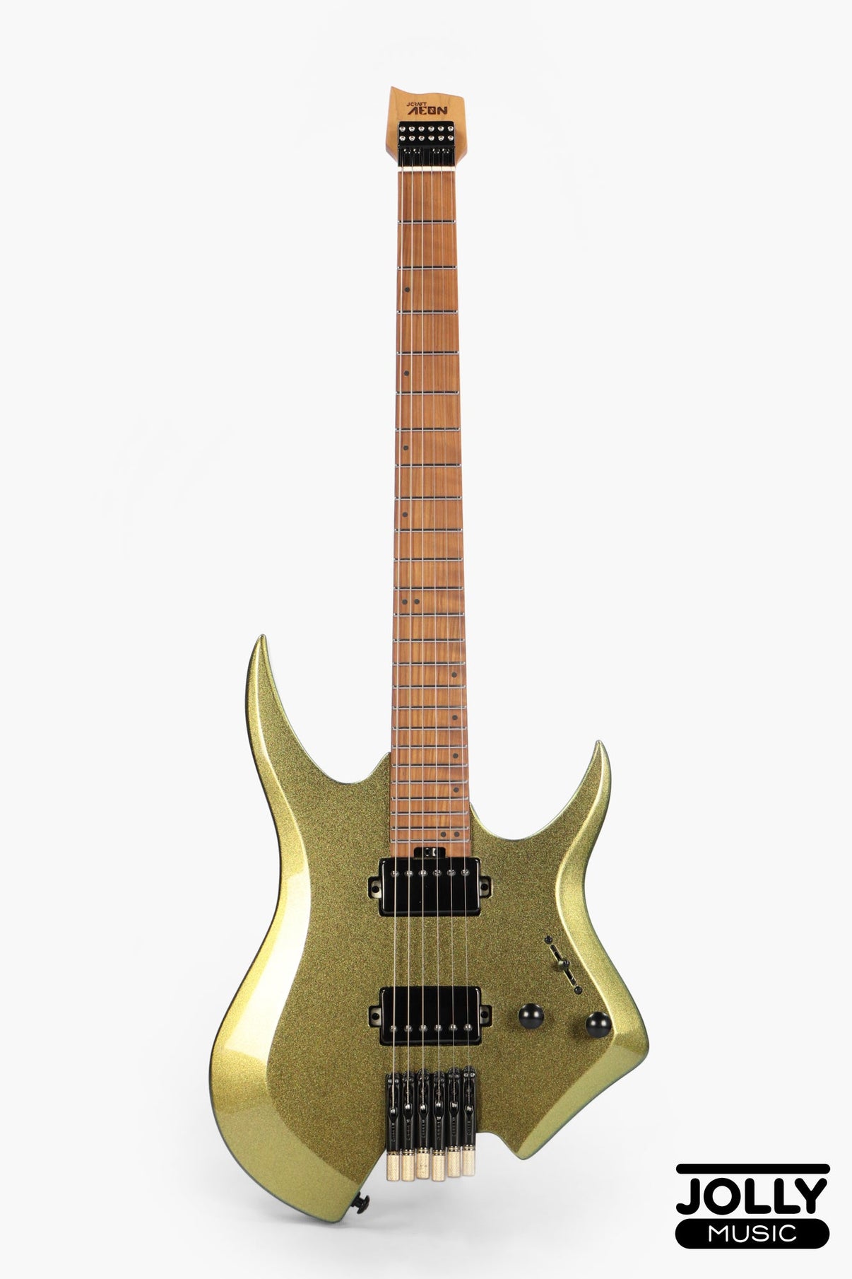 JCraft Aeon Headless Electric Guitar Fixed Bridge Stainless HEF-3 - Gr ...